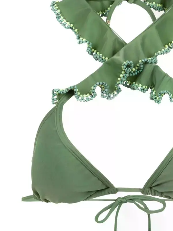 AMIR SLAMA Ruffled Brazilian Bikini