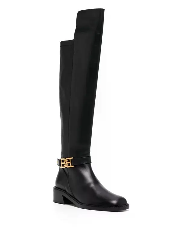 Bally Eloire Leather Long Boots
