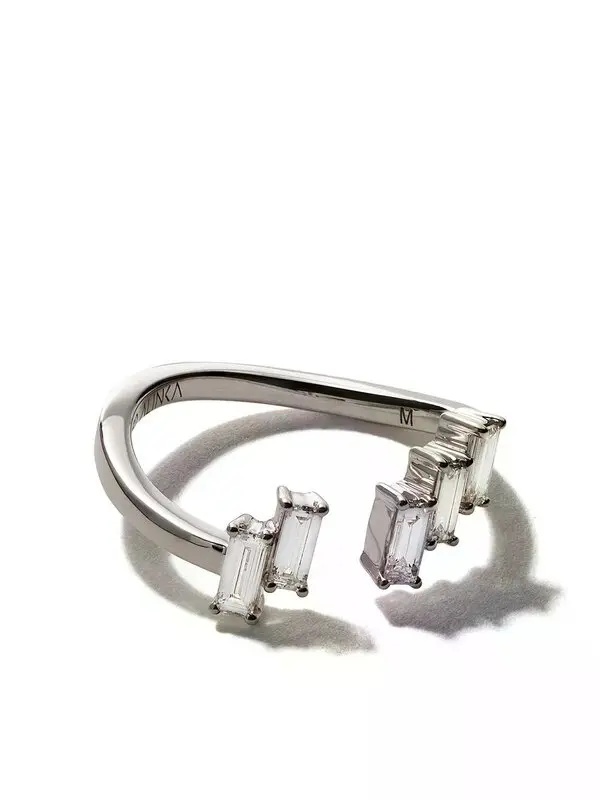 ALINKA 18kt White Gold Aurora Diamond Ring - Silver