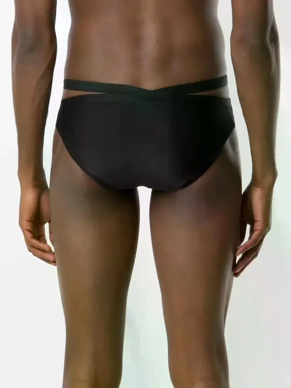 AMIR SLAMA Cut-out Swim Trunks