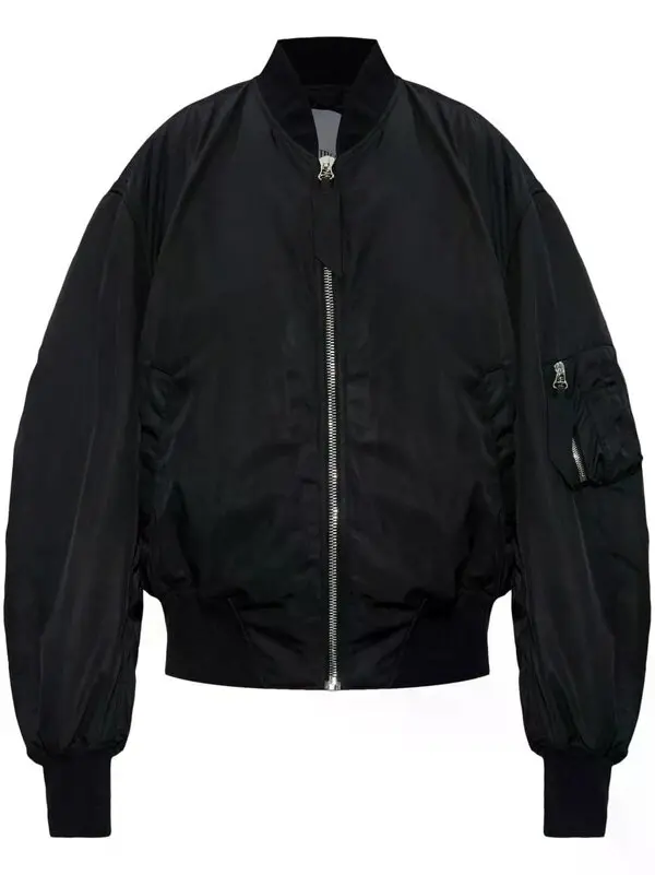 Attico Bishop-sleeves Bomber Jacket