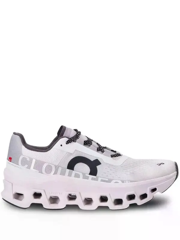 On Cloudmonster Lace-up Sneakers - White