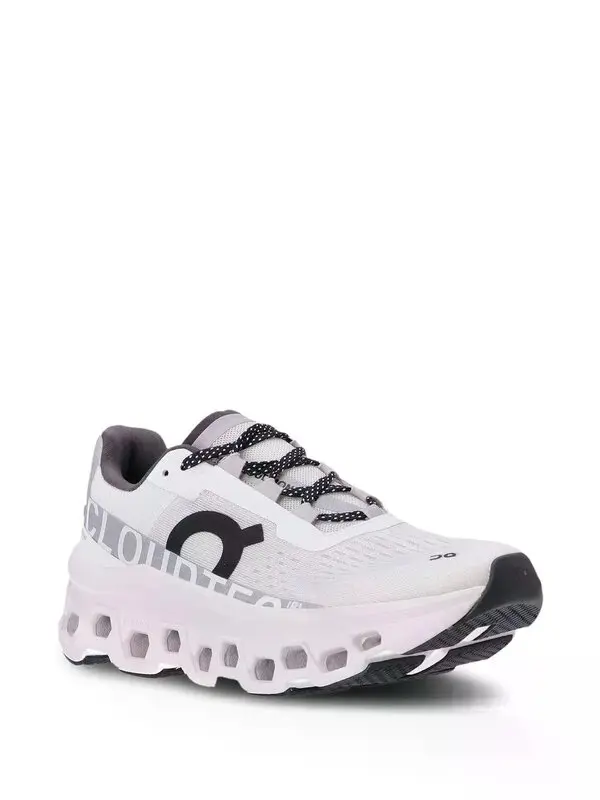 On Cloudmonster Lace-up Sneakers - White