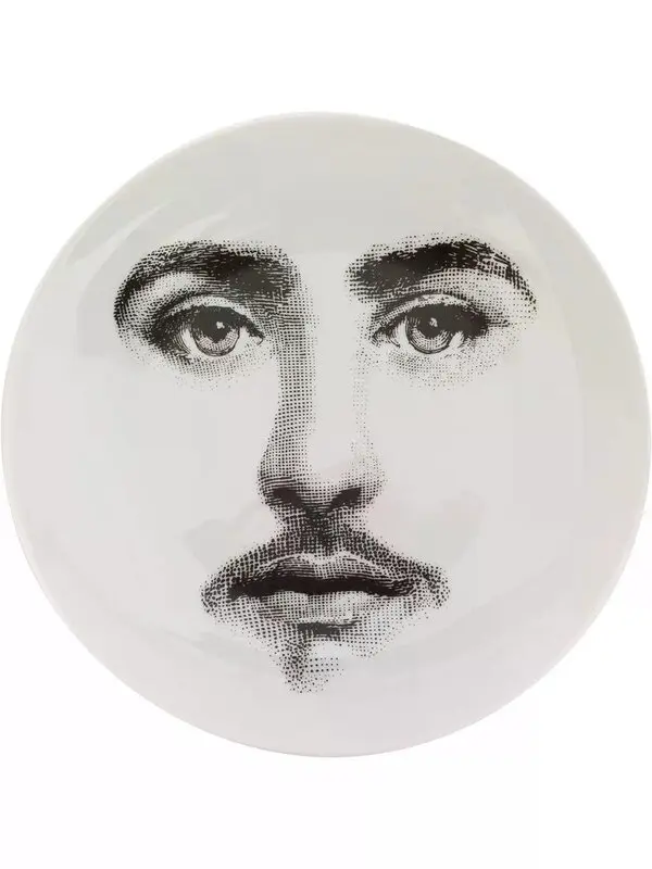 FORNASETTI Printed Face Plate - White