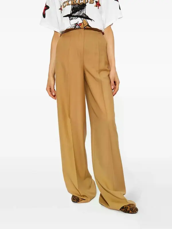 Max Mara Senna High-waisted Wide Leg Trousers