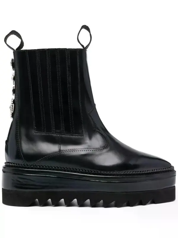 Toga Stud-embellished Platform Boots