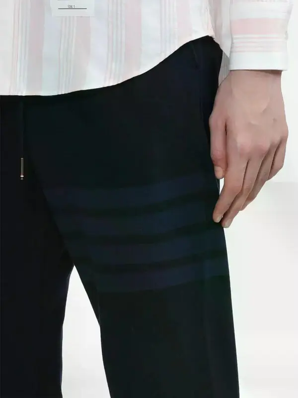 Thom Browne 4-bar Loopback Track Pants - Blue
