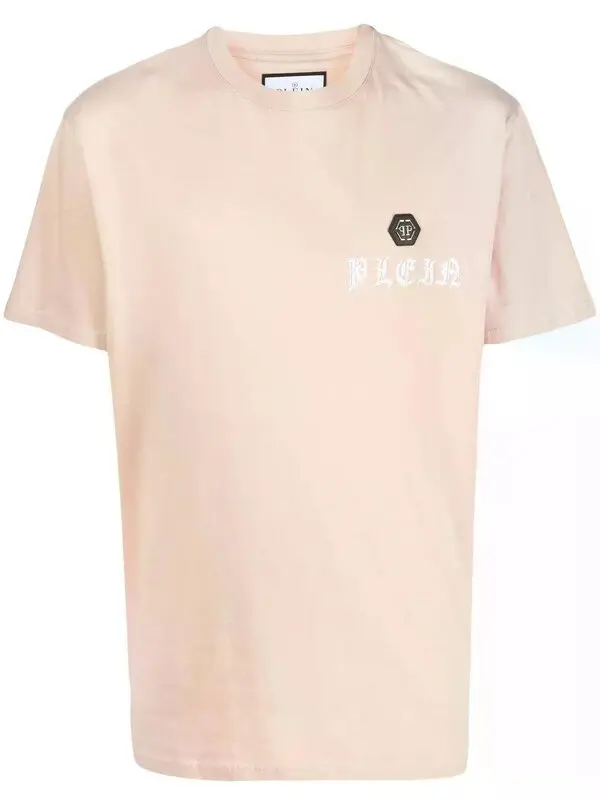 Philipp Plein Chest Logo-print Detail T-shirt - Neutrals
