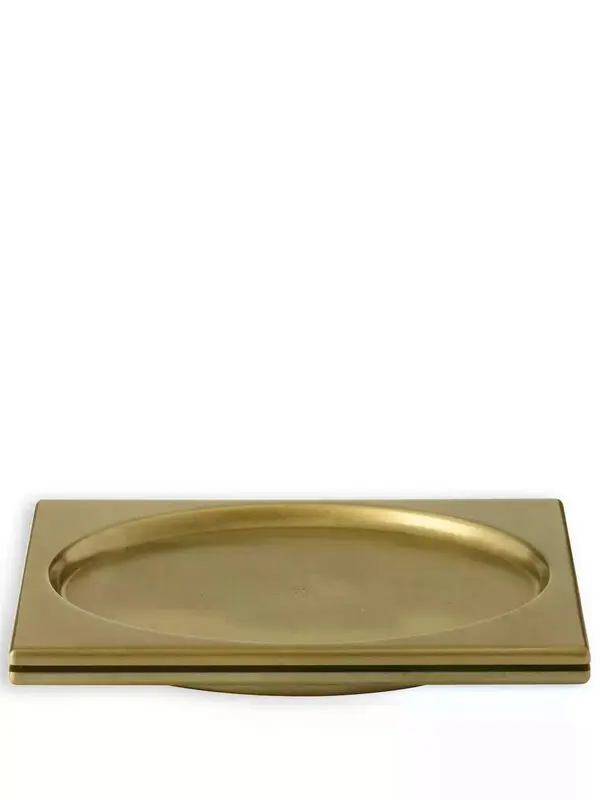 AUDO Divot Sculptural Tray - Yellow