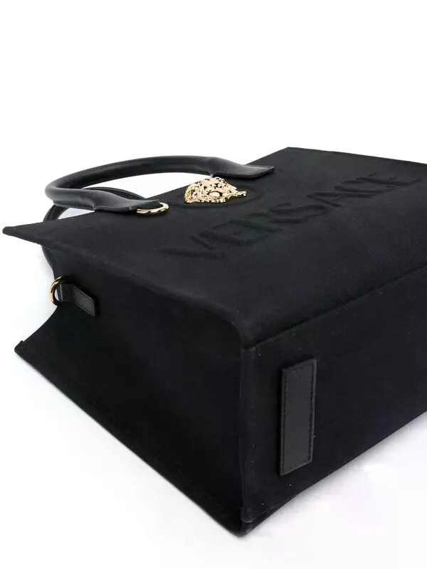 Versace La Medusa Canvas Tote Bag