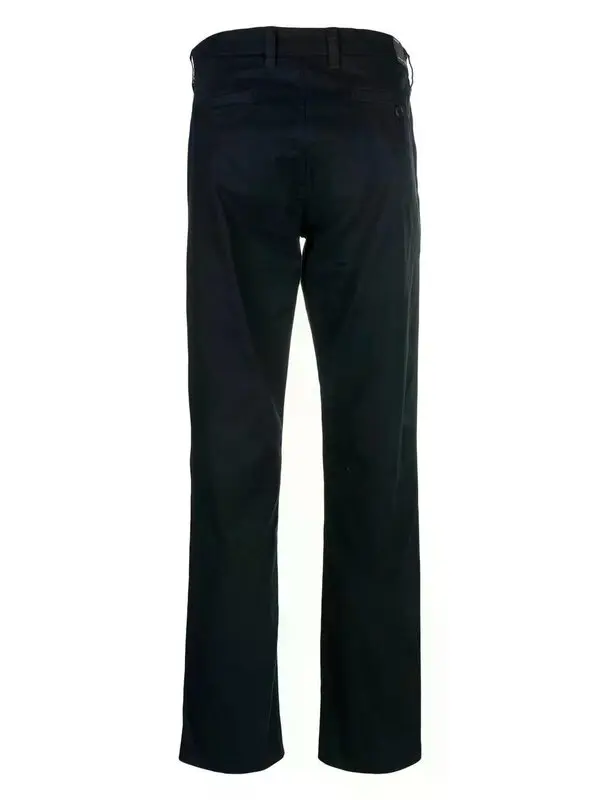 Vince Mid-rise Straight-leg Trousers - Blue
