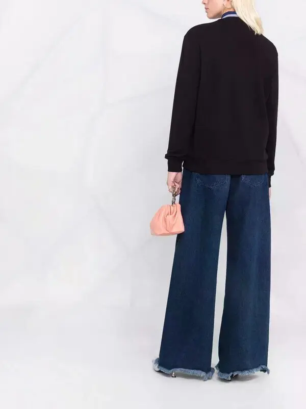 MSGM Logo-print Cotton Sweatshirt