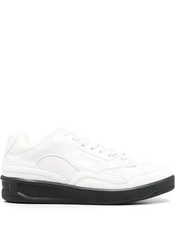 JIL SANDER Panelled Low-top Leather Sneakers