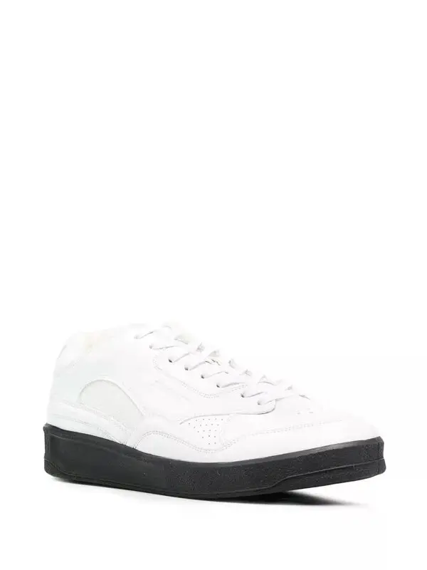 JIL SANDER Panelled Low-top Leather Sneakers