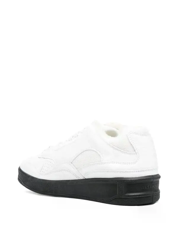 JIL SANDER Panelled Low-top Leather Sneakers