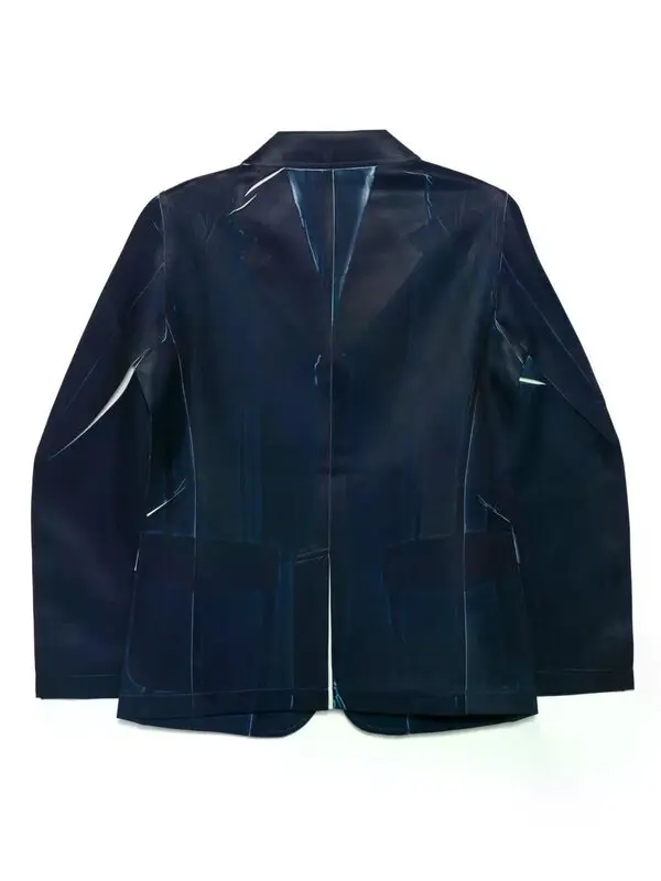 Comme Des Garçons Printed Single-breasted Blazer