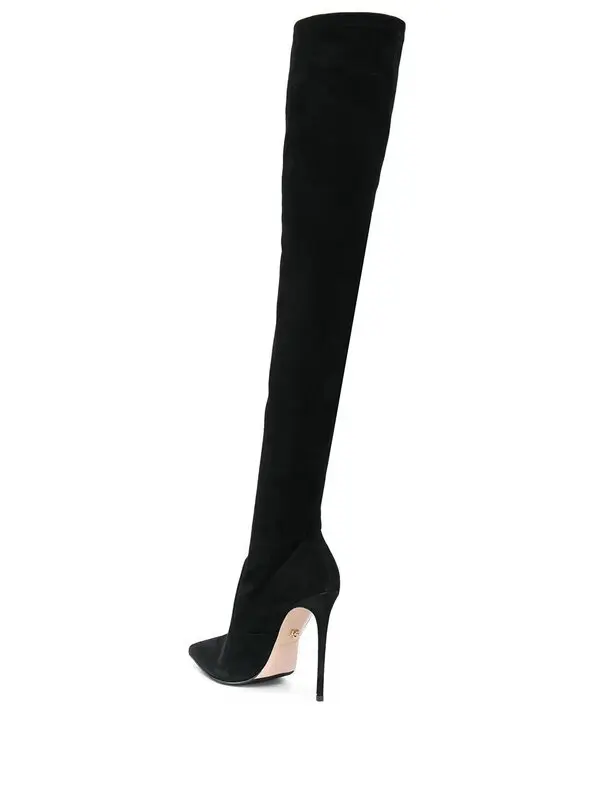 LE SILLA Eva Stretch Boots - Black