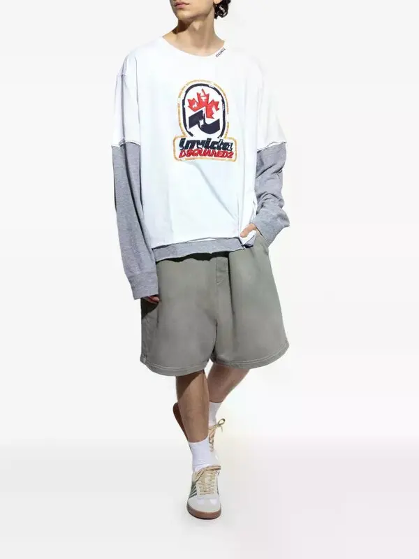 Dsquared2 Cotton Shorts - Grey