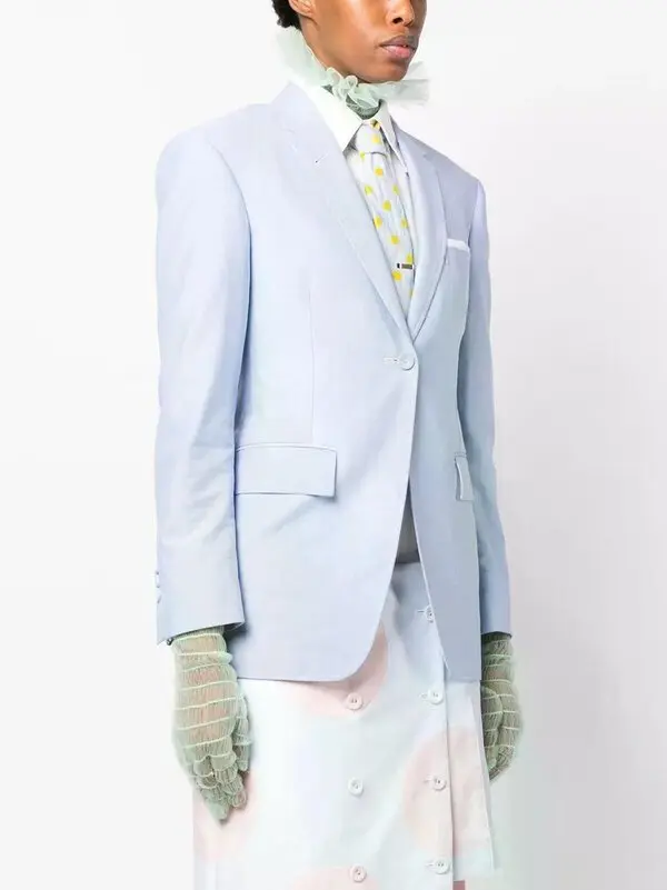 Thom Browne Single-breasted Cotton Blazer