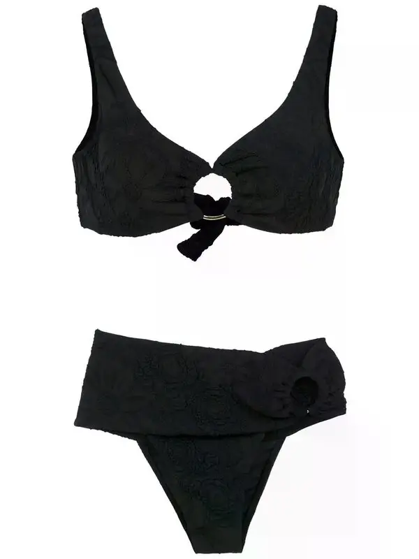 AMIR SLAMA Cut-out Bikini - Black
