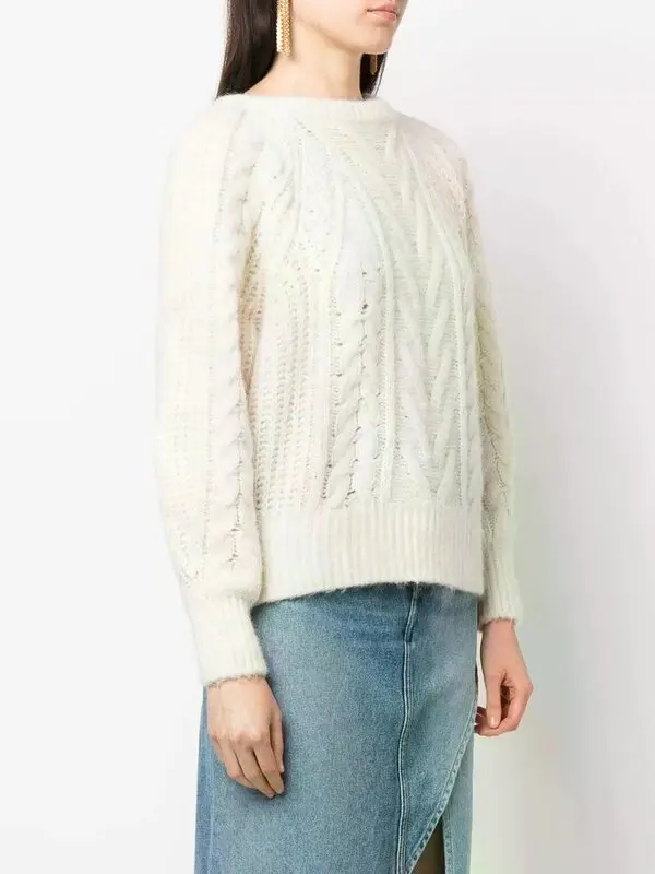 IRO PARIS Cable-knit Wool-blend Jumper