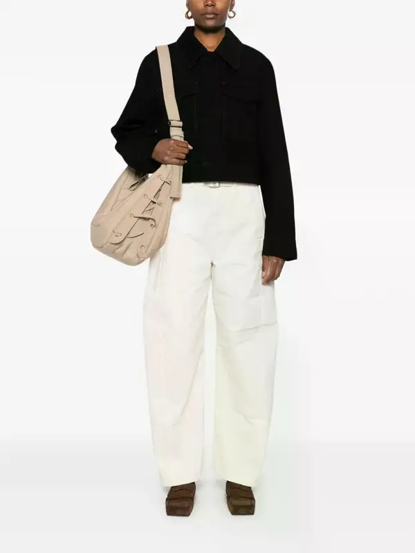 LEMAIRE Cropped Jacket - Black