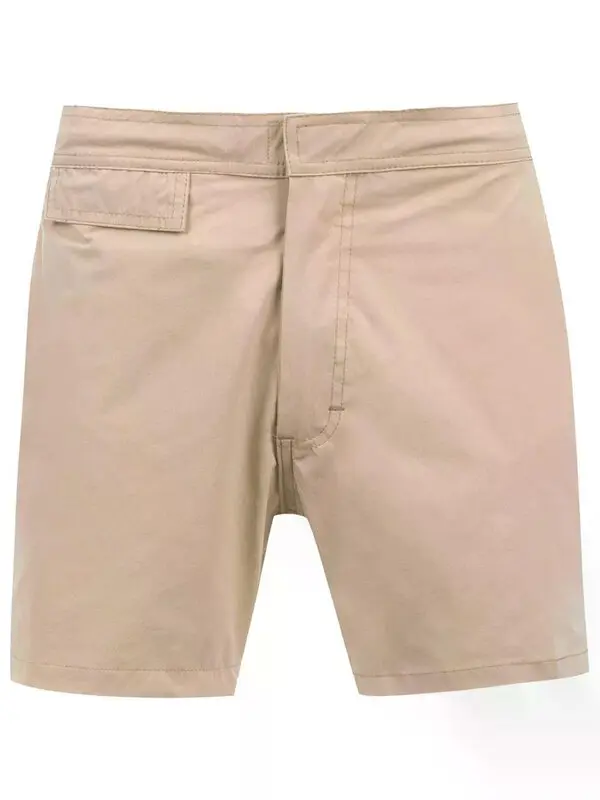 AMIR SLAMA Mid-rise Swim Shorts - Neutrals
