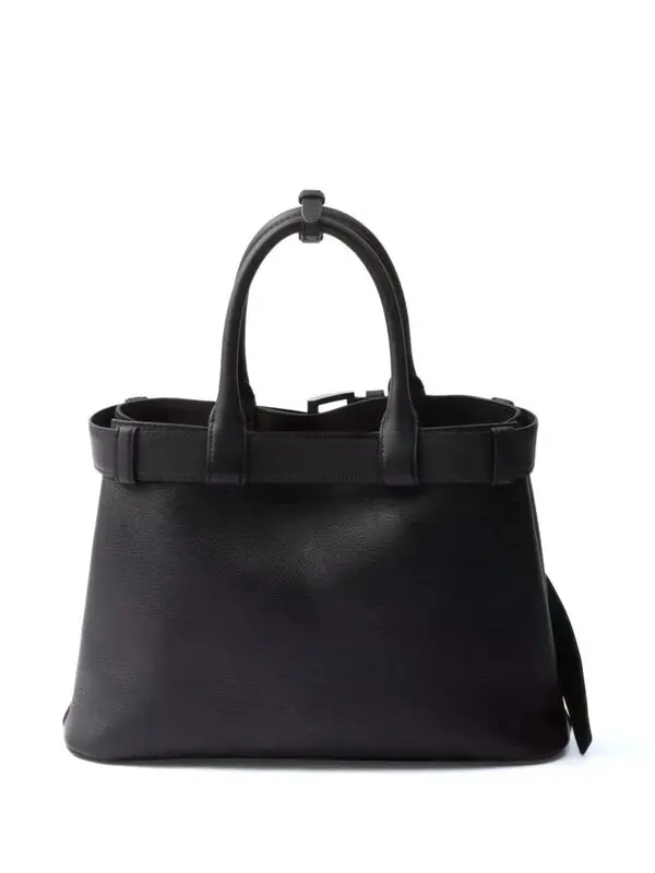Prada Small Buckle Tote Bag - Black