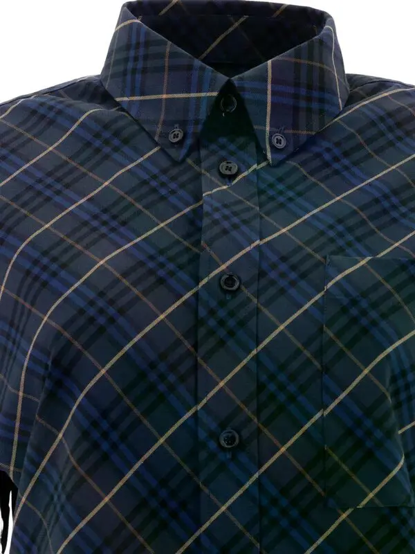 Burberry Checked Cotton Shirt