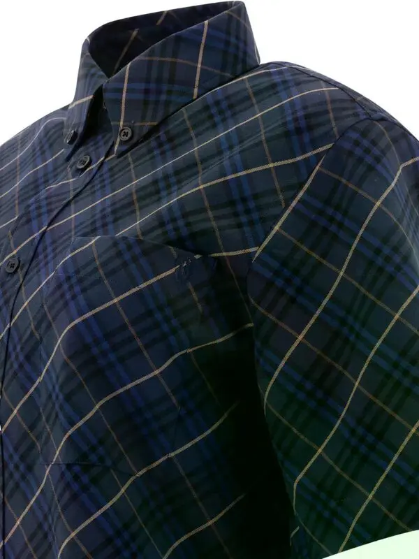 Burberry Checked Cotton Shirt