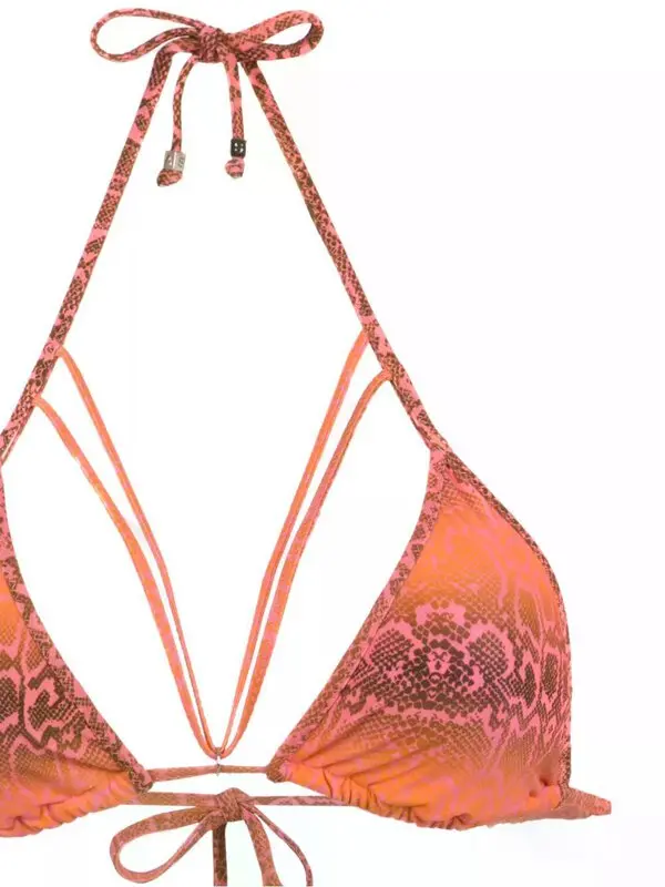 AMIR SLAMA Printed Triangle Bikini Set