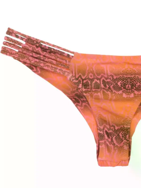 AMIR SLAMA Printed Triangle Bikini Set