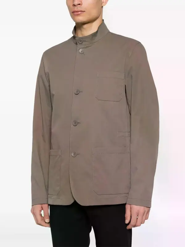 Herno Stand-up Collar Jacket - Brown