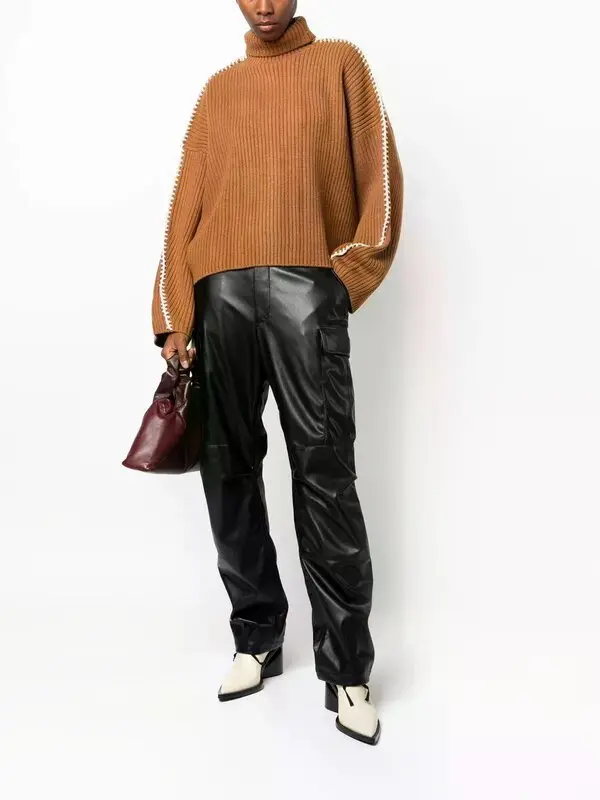 Rag & Bone Faux-leather Cargo Pants