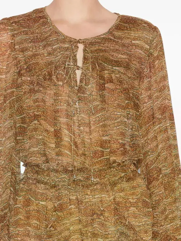 MARANT ETOILE Advika Top - Brown