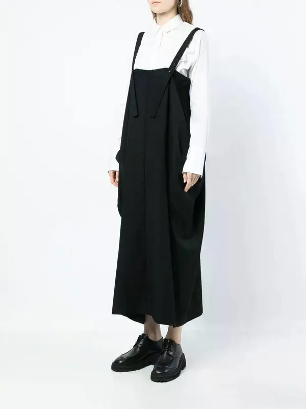 Y’s Square-neck Wool Dress