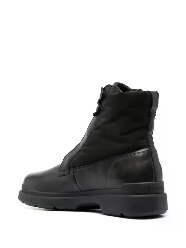 Calvin Klein Padded-panel Lace-up Boots