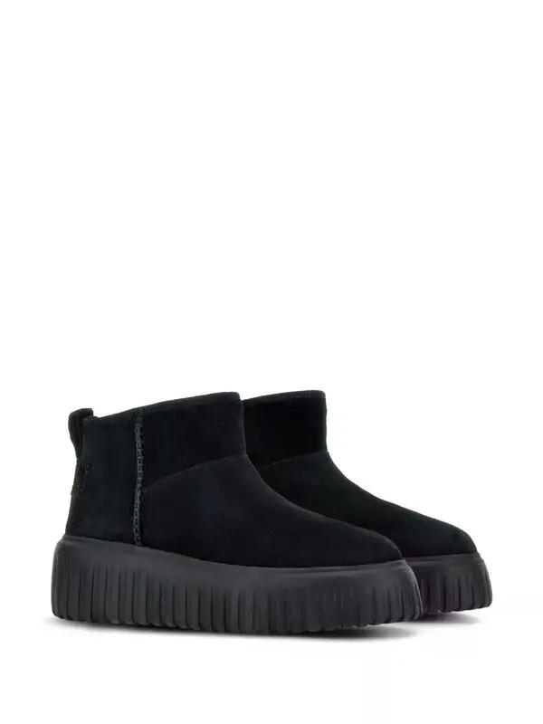 Hogan Basso Logo-print Boots