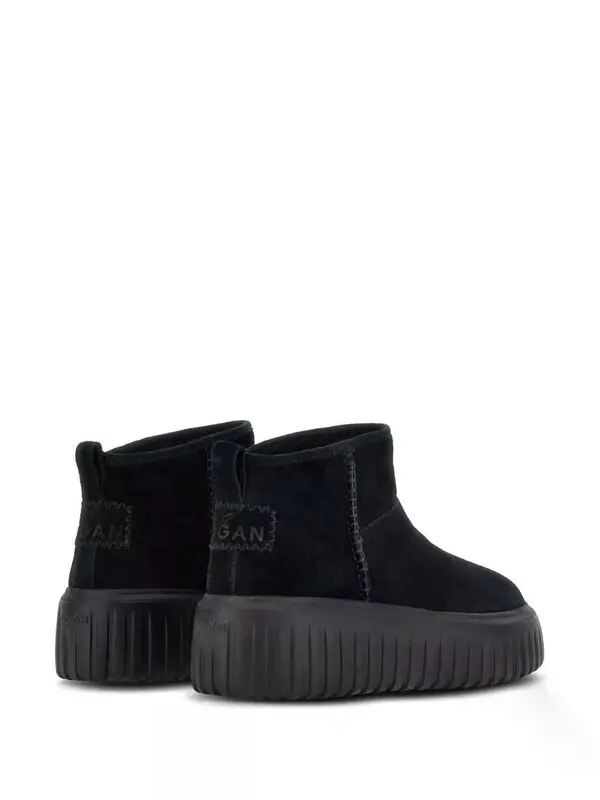 Hogan Basso Logo-print Boots