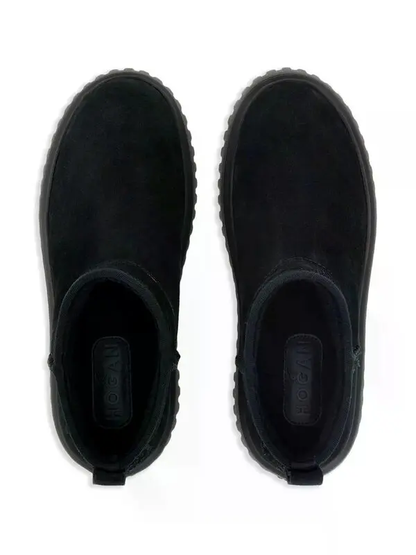 Hogan Basso Logo-print Boots