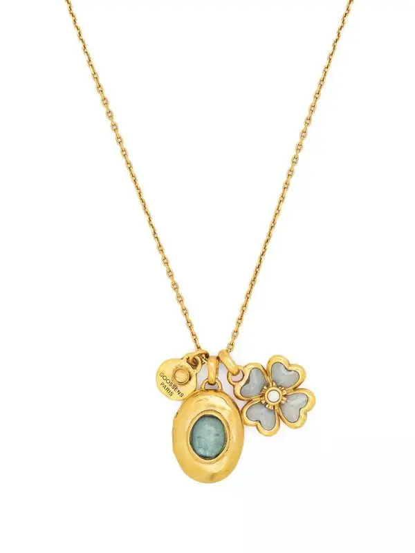 GOOSSENS Talisman Secret-locket Pendant Necklace - Gold