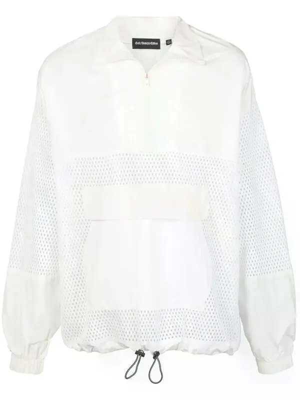 GOD'S MASTERFUL CHILDREN Mesh Panel Windbreaker - White