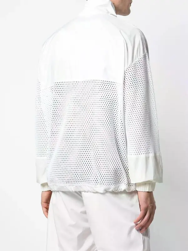 GOD'S MASTERFUL CHILDREN Mesh Panel Windbreaker - White