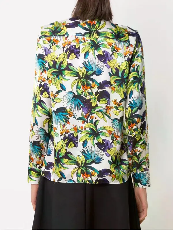 AMIR SLAMA Printed Silk Shirt