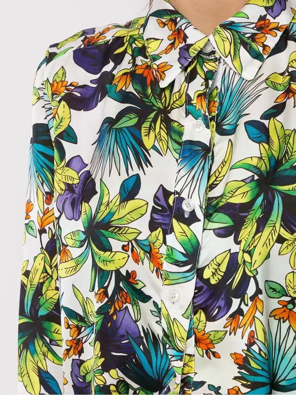 AMIR SLAMA Printed Silk Shirt