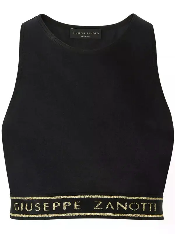 GIUSEPPE ZANOTTI Logo-underband Tank Top