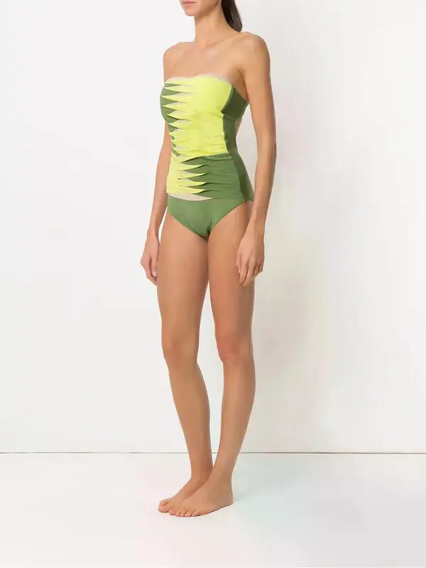 AMIR SLAMA Sleeveless Printed Swimsuit