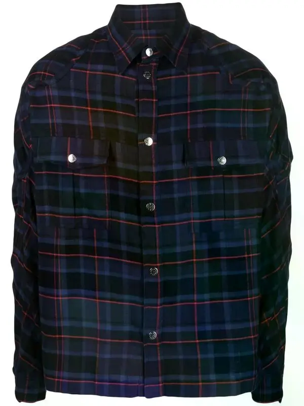 GMBH Plaid-check Print Shirt