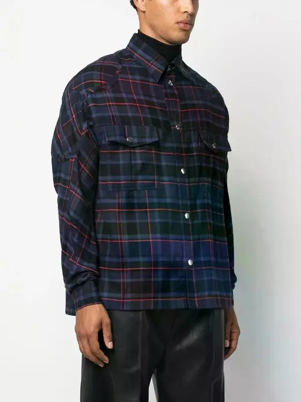 GMBH Plaid-check Print Shirt