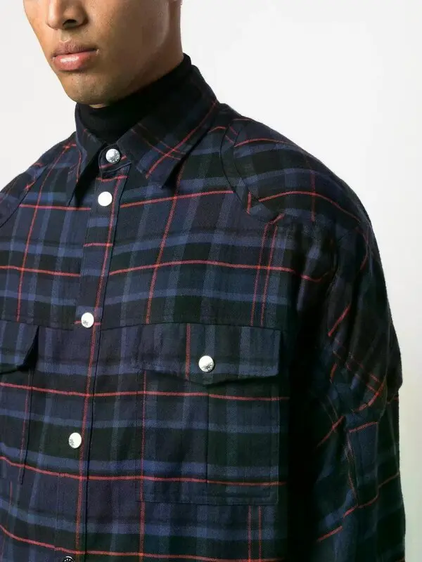 GMBH Plaid-check Print Shirt